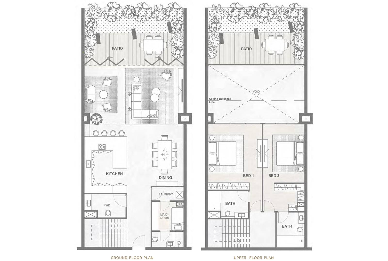 Loft Double Height Ceiling